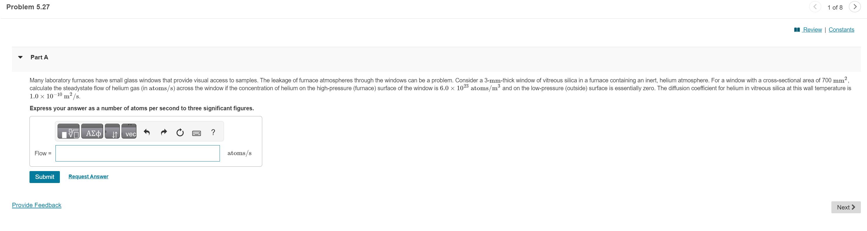 Solved Part A1.0×10-10m2s.Express your answer as a number of | Chegg.com