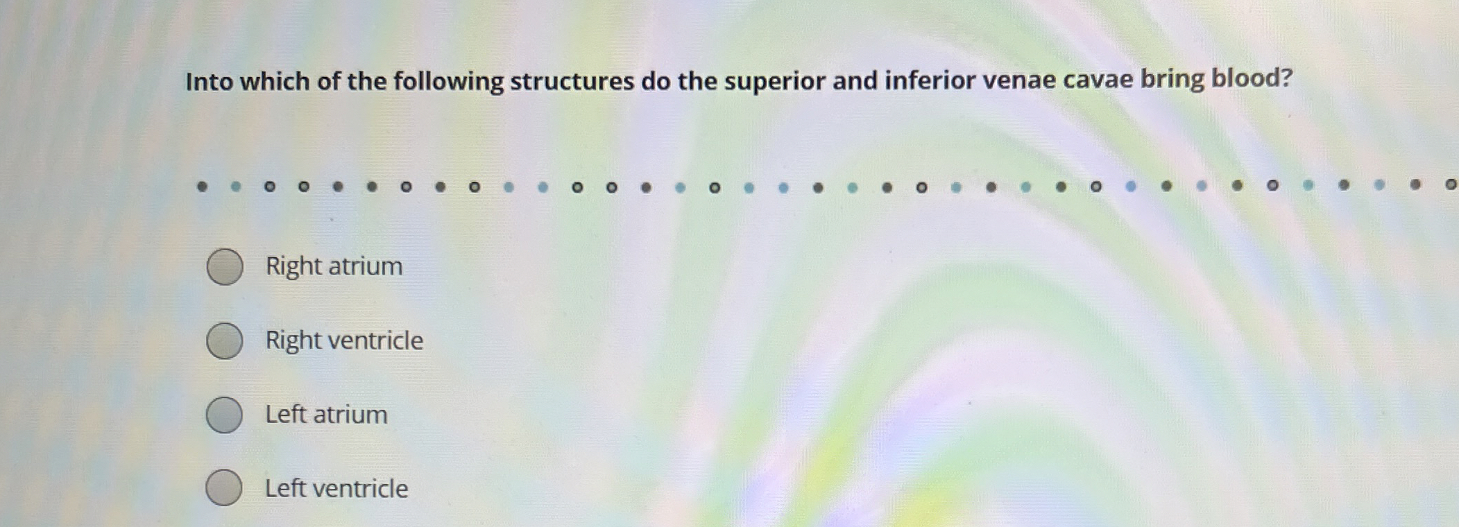 Solved Into which of the following structures do the | Chegg.com
