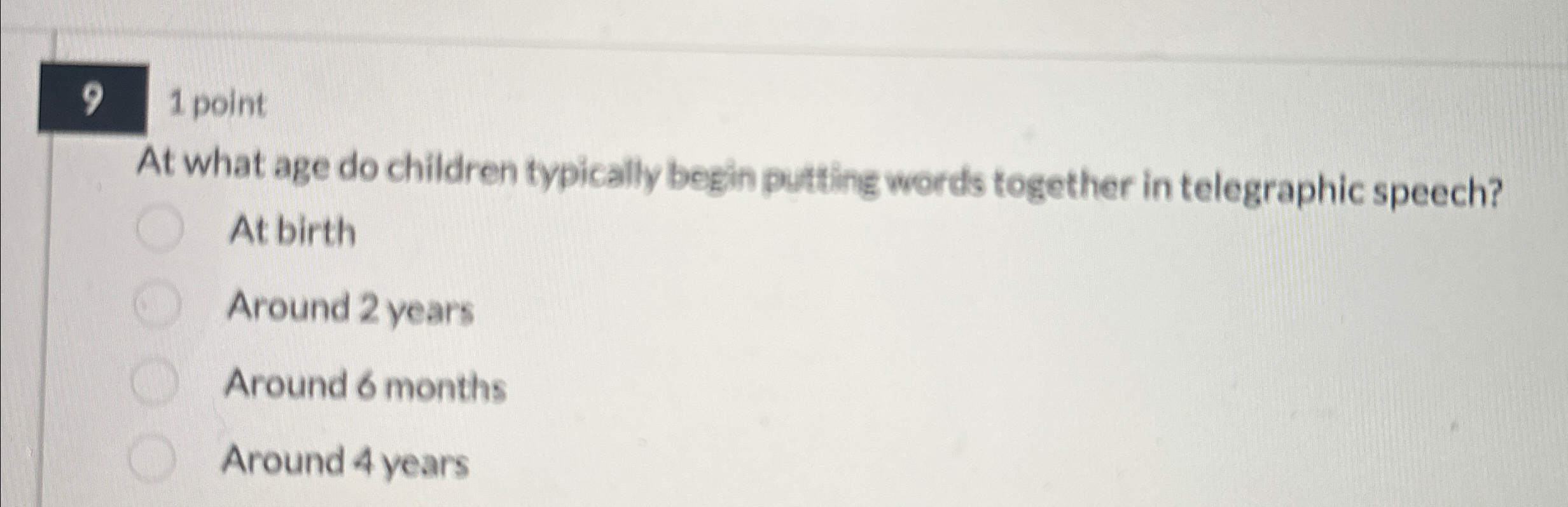 Solved 91 ﻿pointAt what age do children typically bogin | Chegg.com