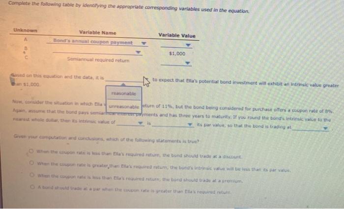 Solved Complete the following table by identifying the | Chegg.com