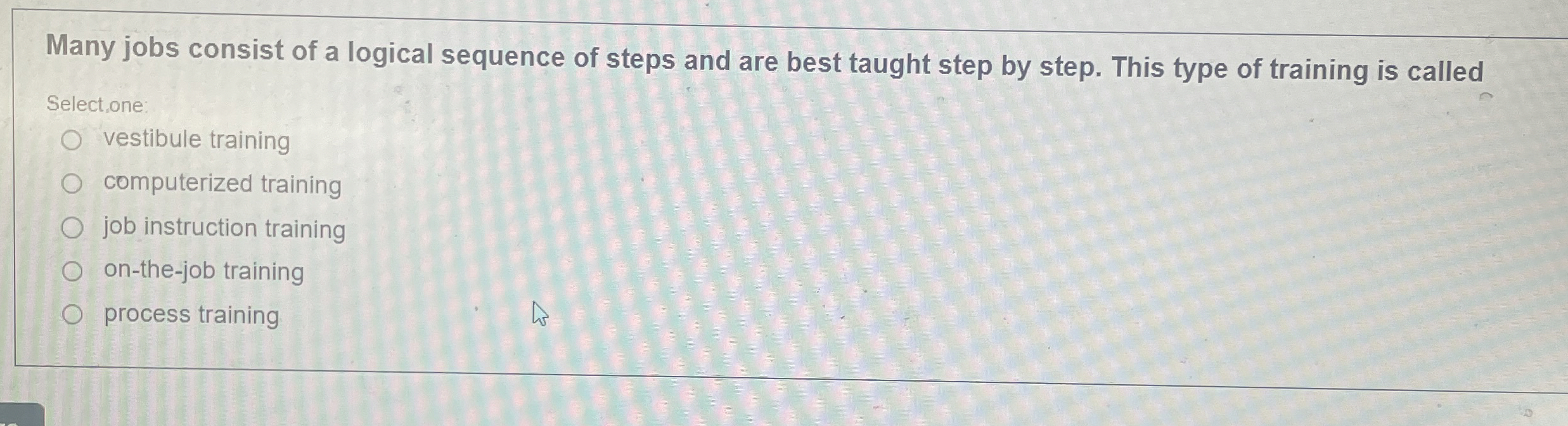 Solved Many jobs consist of a logical sequence of steps and | Chegg.com