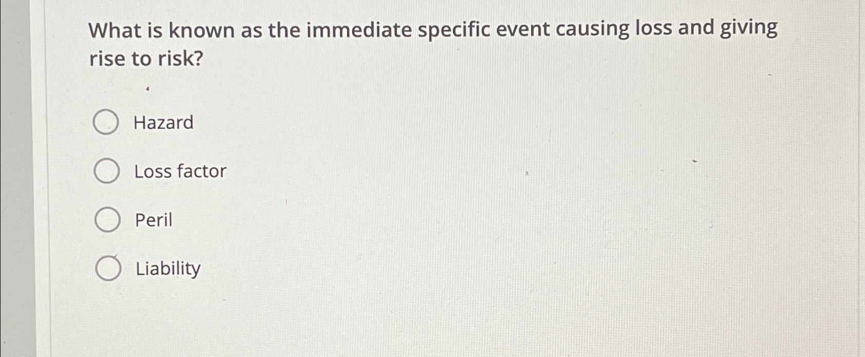 Solved What is known as the immediate specific event causing | Chegg.com