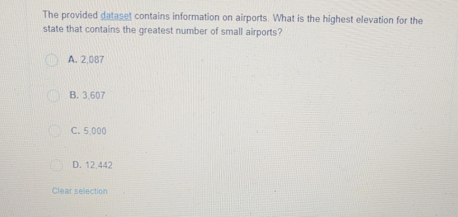 Solved The provided dataset contains information on | Chegg.com