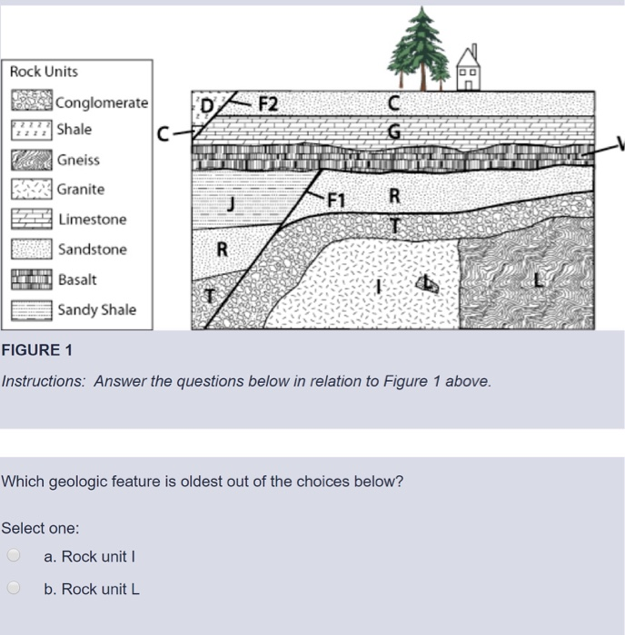 Solved DF2 C G C- Rock Units Conglomerate Shale Gneiss | Chegg.com