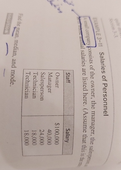 Solved ExAMPLE 3-11 ﻿Salaries of PersonnelAsmull company | Chegg.com