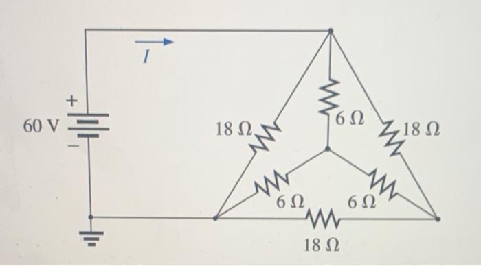 Solved Using a delta-Y or Y-delta conversion, find the | Chegg.com