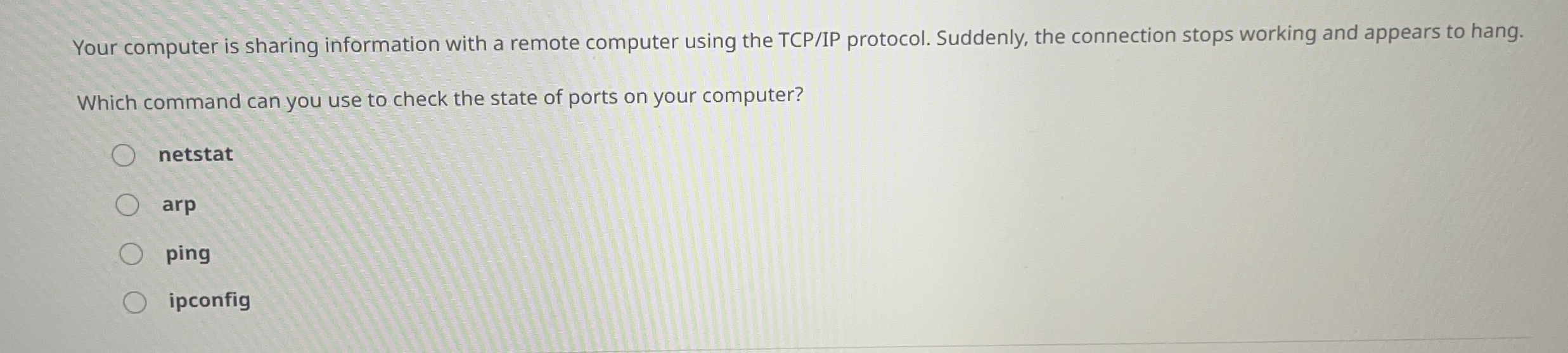 Solved Your computer is sharing information with a remote | Chegg.com