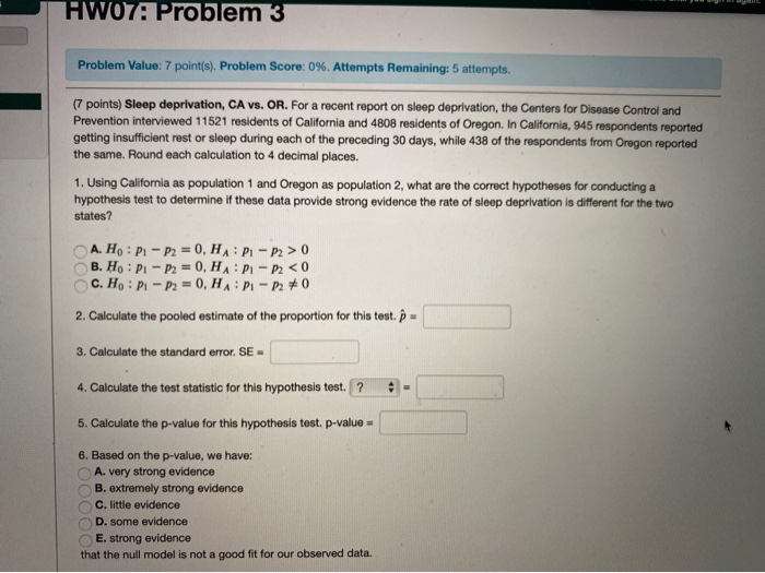 Solved HW07: Problem 3 Problem Value: 7 point(s). Problem | Chegg.com
