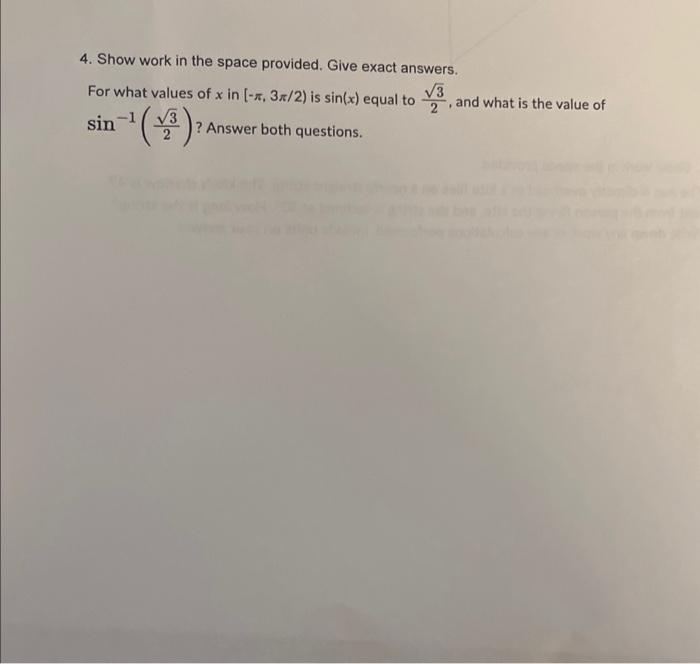 Solved 1. Show work in the space provided. Solve for A and B | Chegg.com