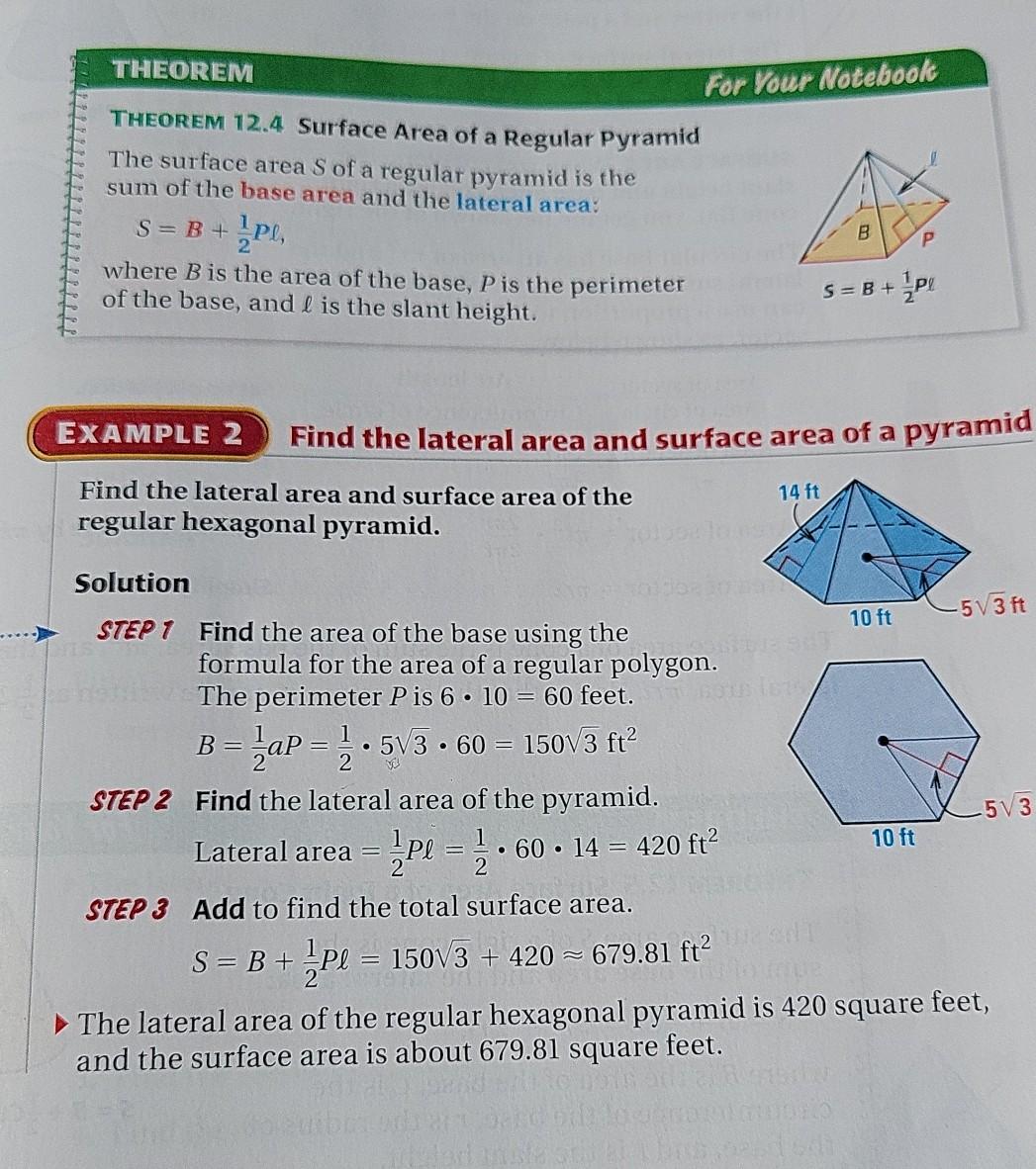 Solved 11. The shown net forms a regular square pyramid with | Chegg.com