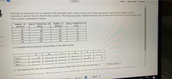 Solved .HU Help Save & Eet 7 Shangri-La produces only two | Chegg.com Solved .HU Help Save & Eet 7 Shangri-La produces only two | Chegg.com