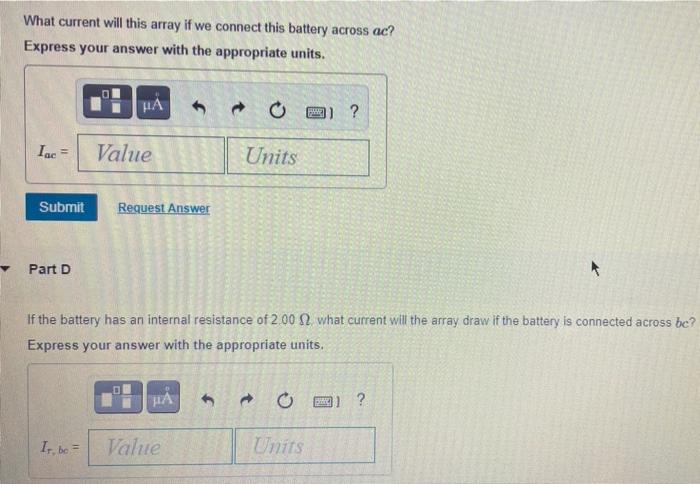 Solved Part A triangular array of resistors shown in For | Chegg.com