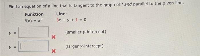Solved Find an equation of a line that is tangent to the | Chegg.com