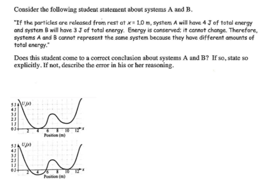 Solved Consider the following student statement about | Chegg.com