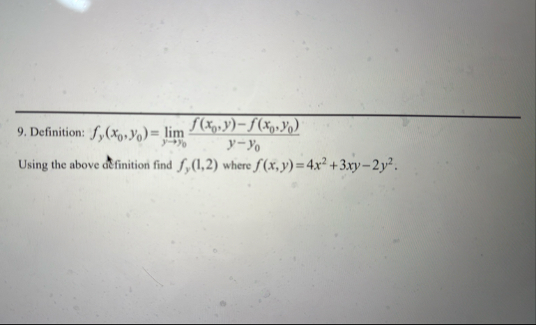 Solved Definition: | Chegg.com