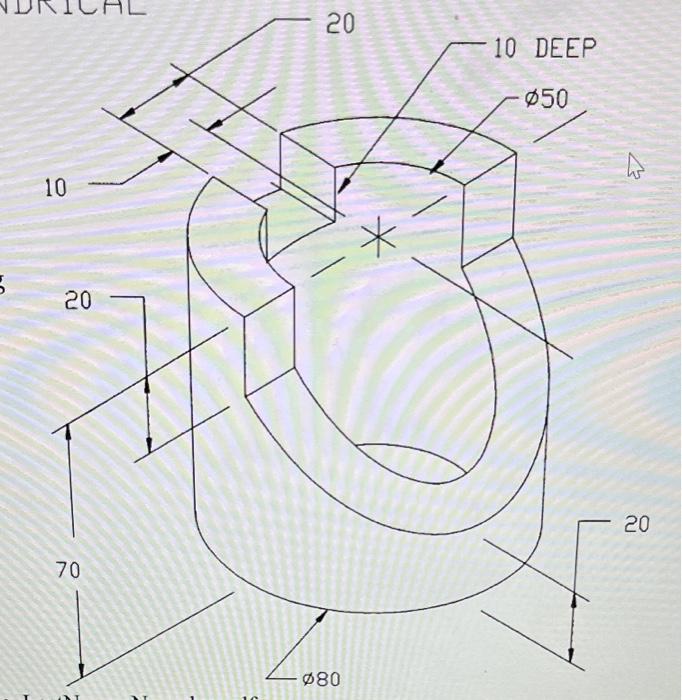 Solved please draw orthographic views | Chegg.com