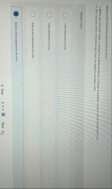Solved Which of the following statements are true?Within the | Chegg.com