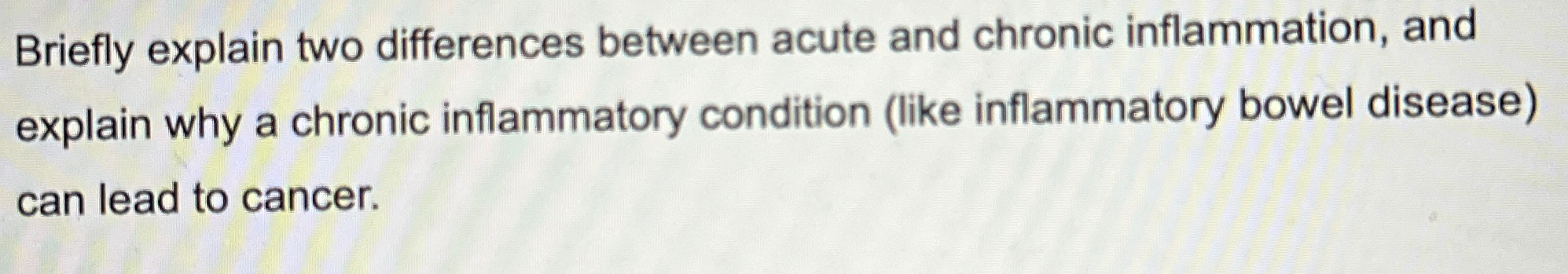 Solved Briefly explain two differences between acute and | Chegg.com Solved Briefly explain two differences between acute and | Chegg.com