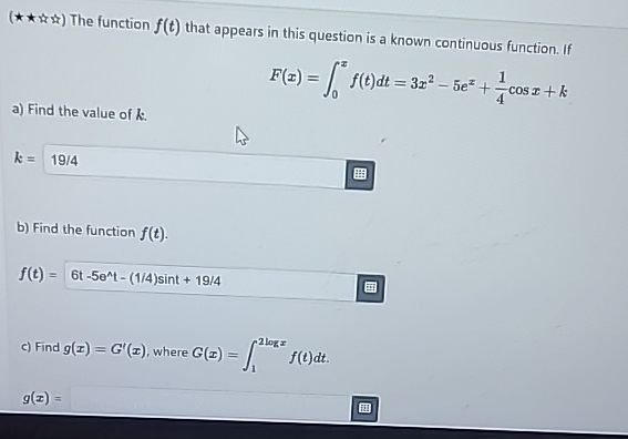 Solved F(x)=\\\\int_0^x | Chegg.com