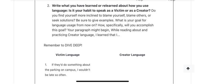 In this activity, you will practice the language of | Chegg.com