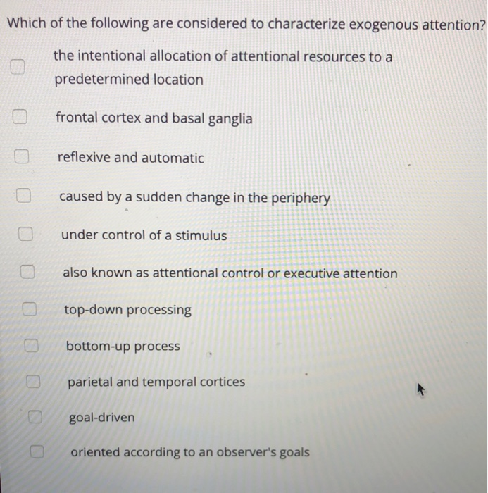 Solved Which of the following are considered to characterize | Chegg.com