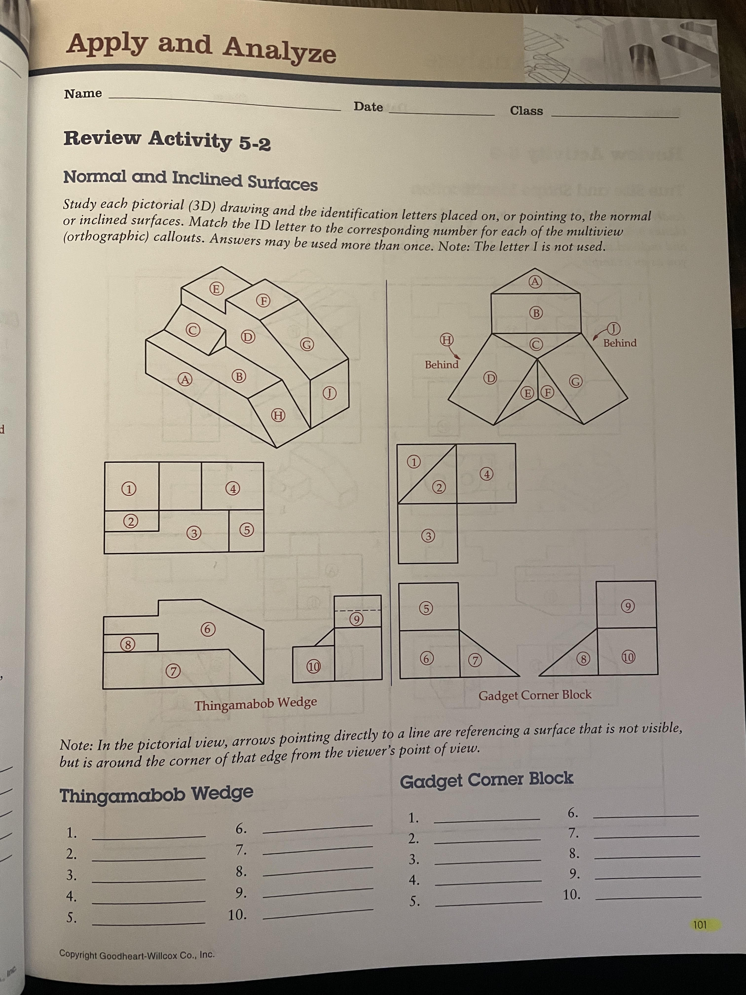 Solved Review Activity 5-2Normal and Inclined SurfacesStudy | Chegg.com