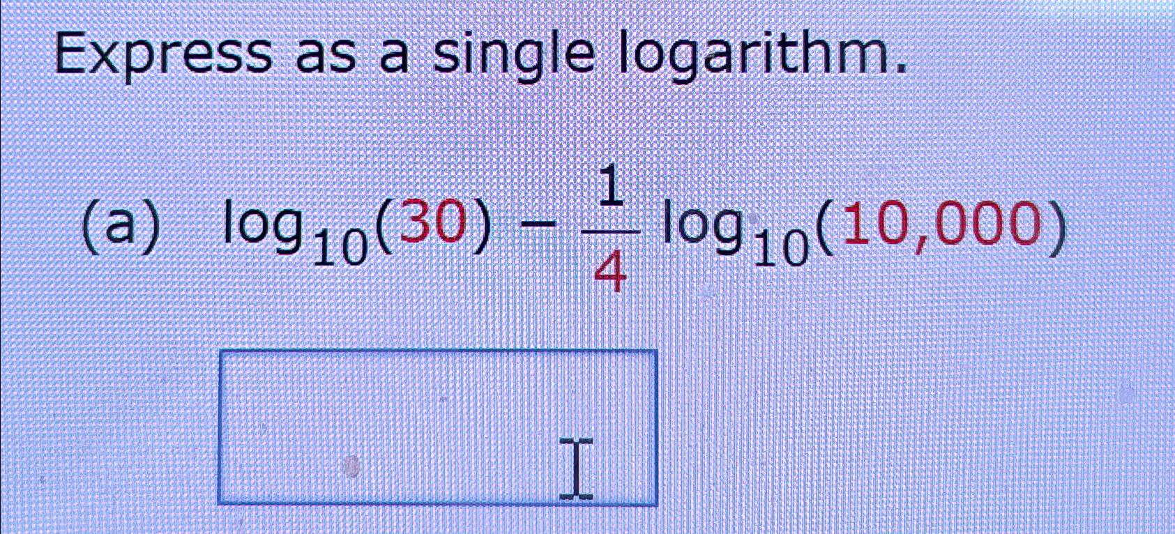 Solved Express as a single | Chegg.com