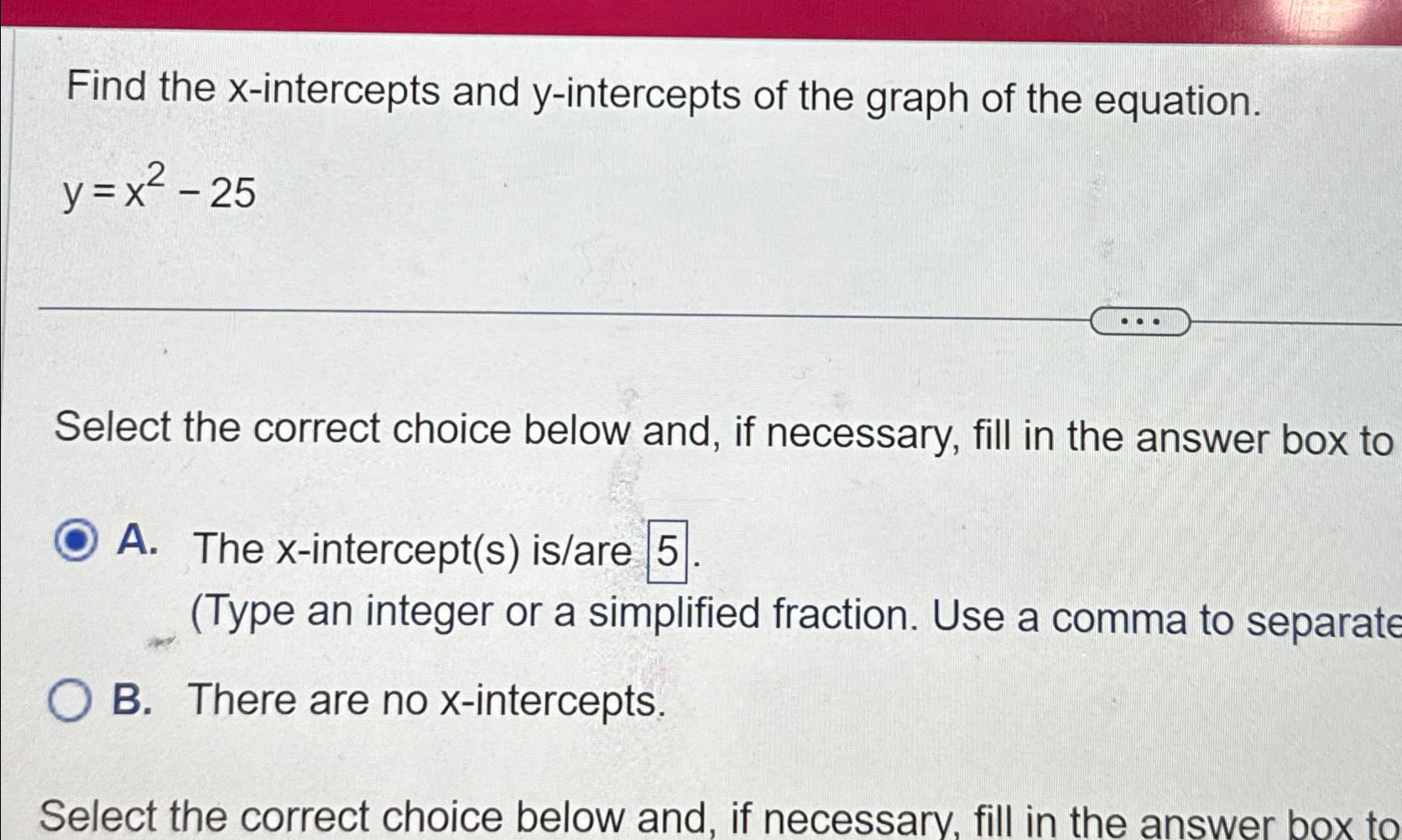 Find the x-intercepts and y-intercepts of the graph | Chegg.com