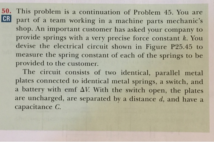 Solved 50. This problem is a continuation of Problem 45. You | Chegg.com