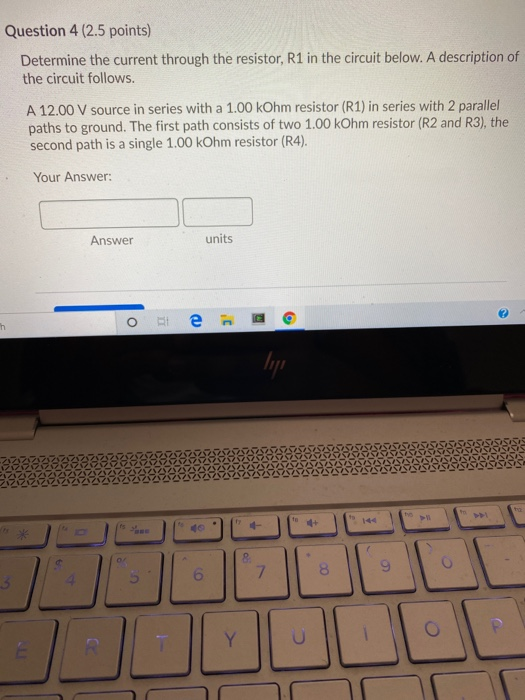 Solved R1 w 1ka R3 Siko Voltage 12V R4 1KO R2 Sko Determine | Chegg.com