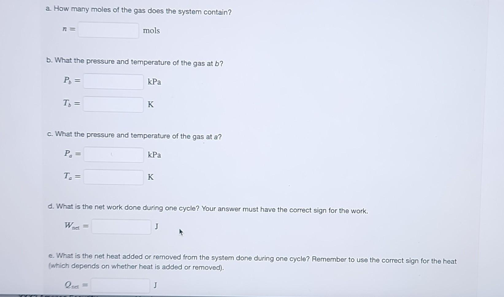 Solved A monatomic ideal gas undergoes the cycle shown in | Chegg.com