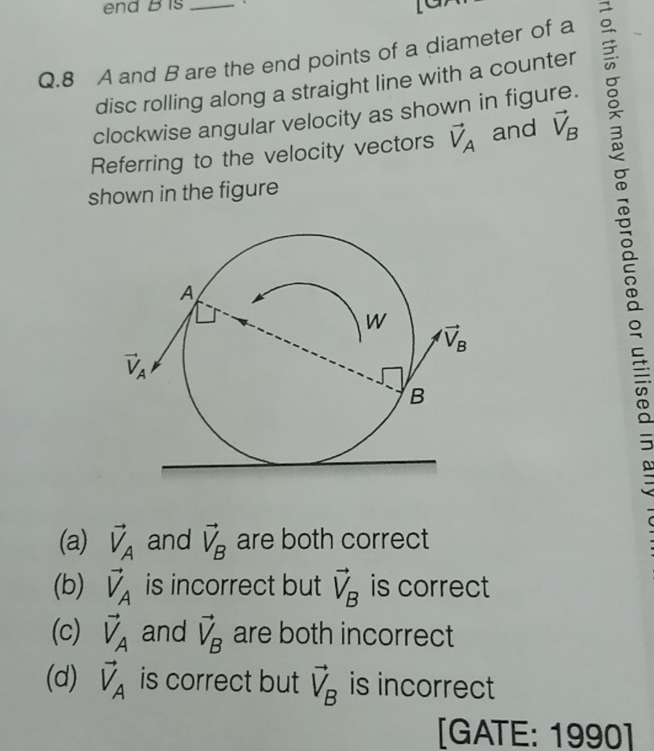 Solved Q. 8A and B ﻿are the end points of a diameter of a | Chegg.com
