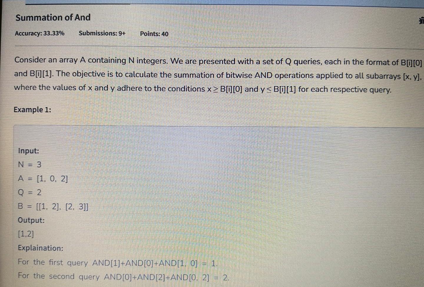 Solved •Summation of AndHinta | Chegg.com