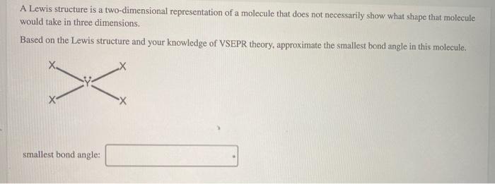 Solved A Lewis structure is a two-dimensional representation | Chegg.com
