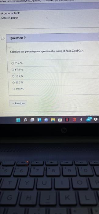 Solved structure.com/course/646 A periodic table Scratch | Chegg.com