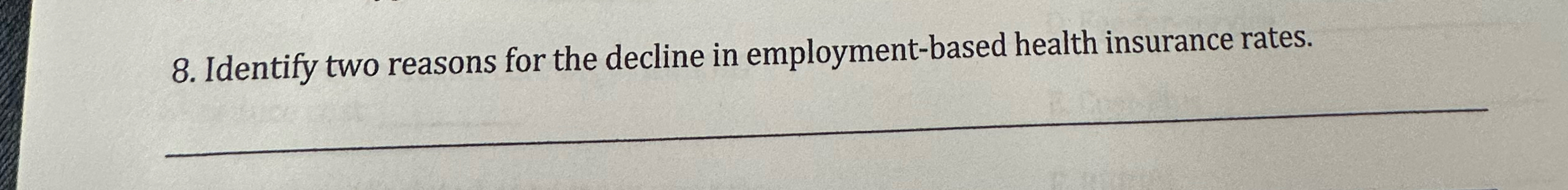 Solved Identify two reasons for the decline in | Chegg.com