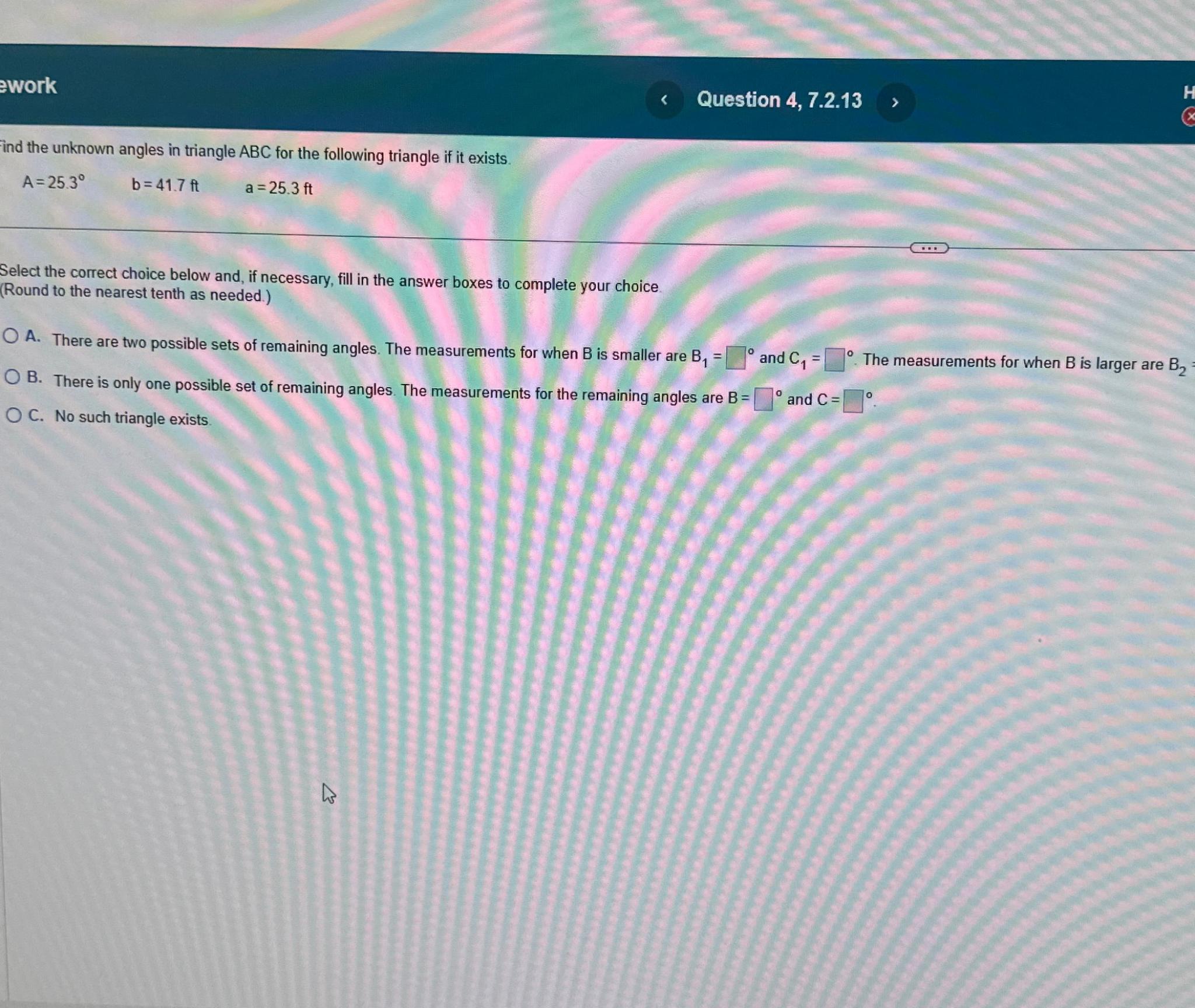 solved-question-4-7-2-13ind-the-unknown-angles-in-triangle-chegg