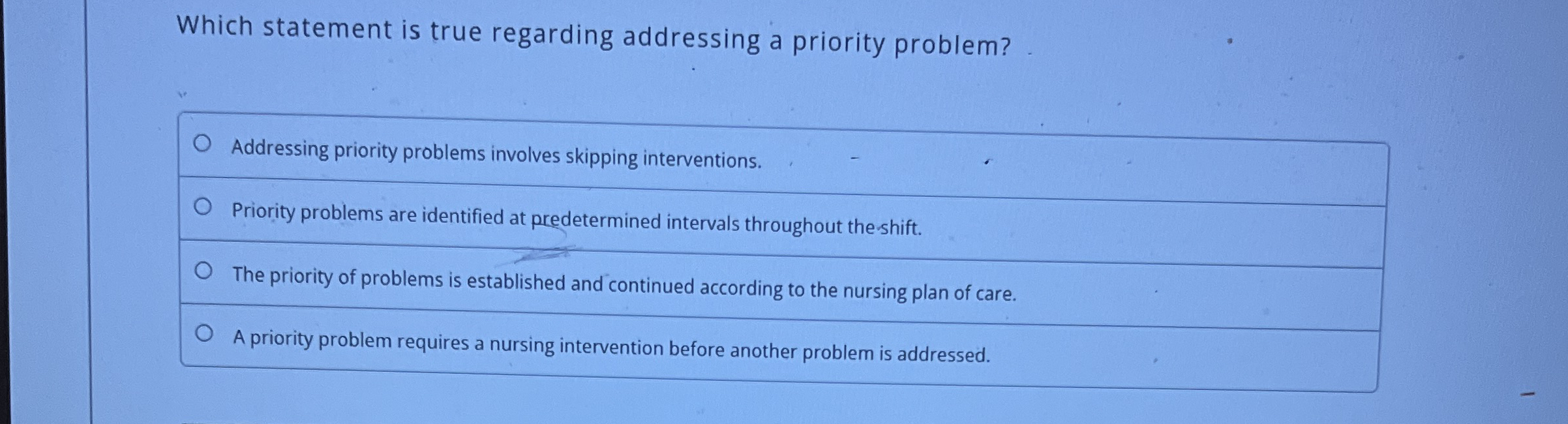 Which statement is true regarding addressing a | Chegg.com