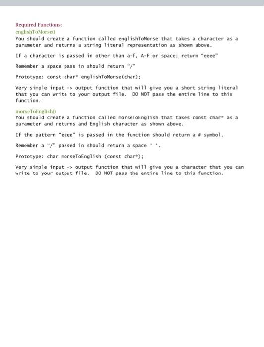 Part B - Translate Morse Code back into English | Chegg.com