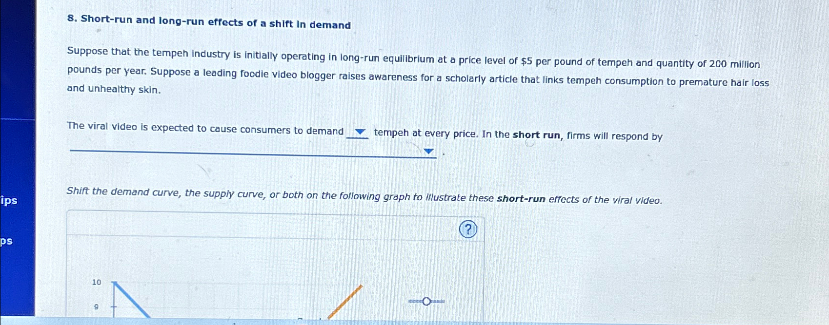 Solved Short-run and long-run effects of a shift in | Chegg.com