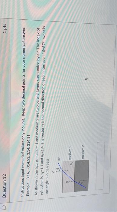 Solved Instruction: Input numerical values only; no unit. | Chegg.com