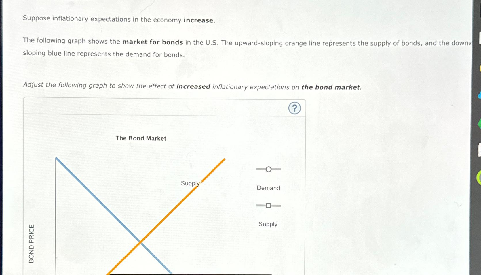 Solved Suppose inflationary expectations in the economy | Chegg.com