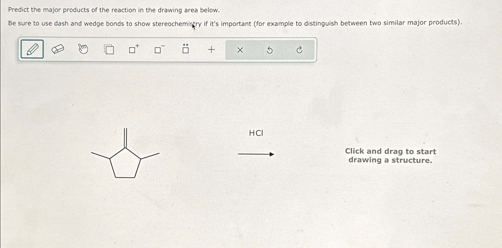 Solved Predict the major products of the reaction in the | Chegg.com