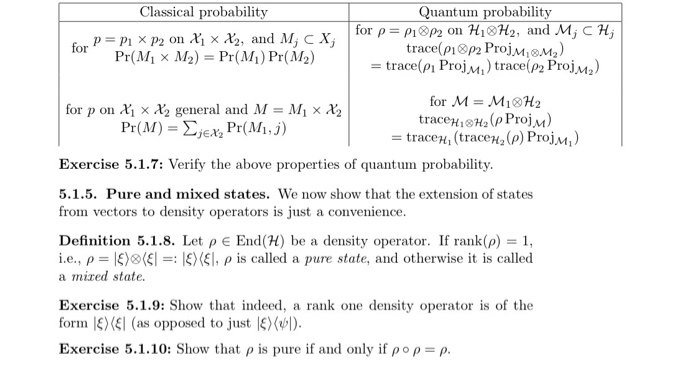Classical probability for for P = P1 x P2 on x x X2, | Chegg.com