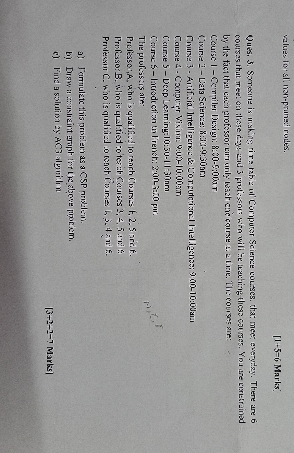 Solved values for all non-pruned nodes. ﻿Marks | Chegg.com