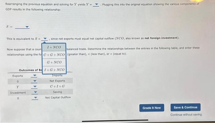 Solved Rearranging the previous equation and solving for Y | Chegg.com
