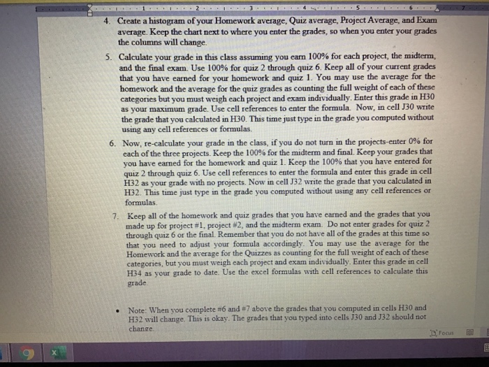 4. Create a histogram of your Homework average, | Chegg.com