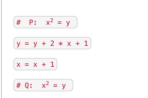 Solved For each of the following Hoare triples, determine | Chegg.com