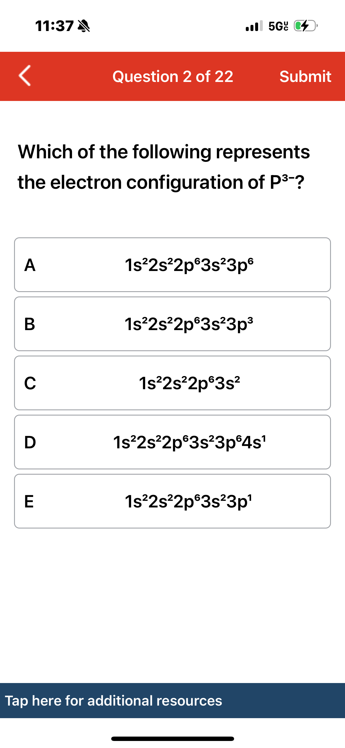 Solved Which of the following representsthe electron | Chegg.com