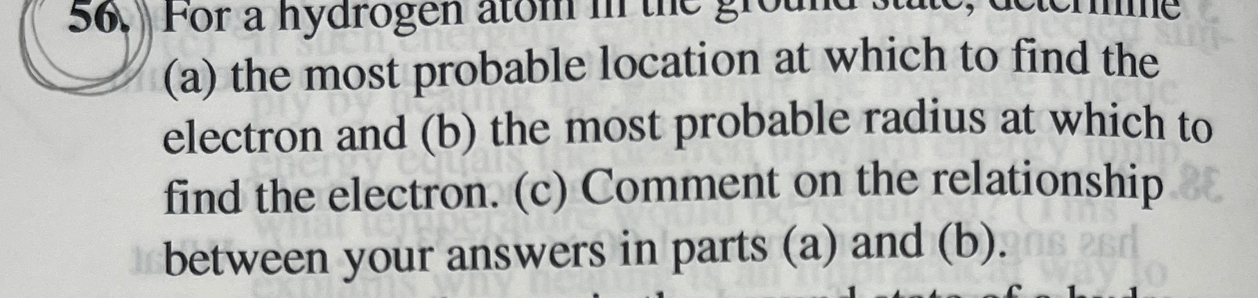 Solved A ﻿the Most Probable Location At Which To Find The